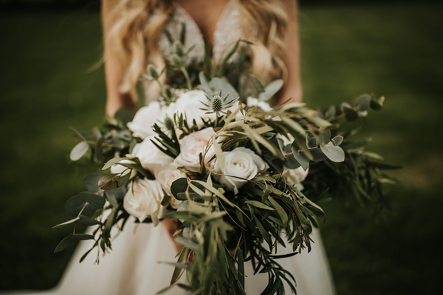 Sage & White Barn Wedding at Irons Mill Farmstead | Burgh Brides