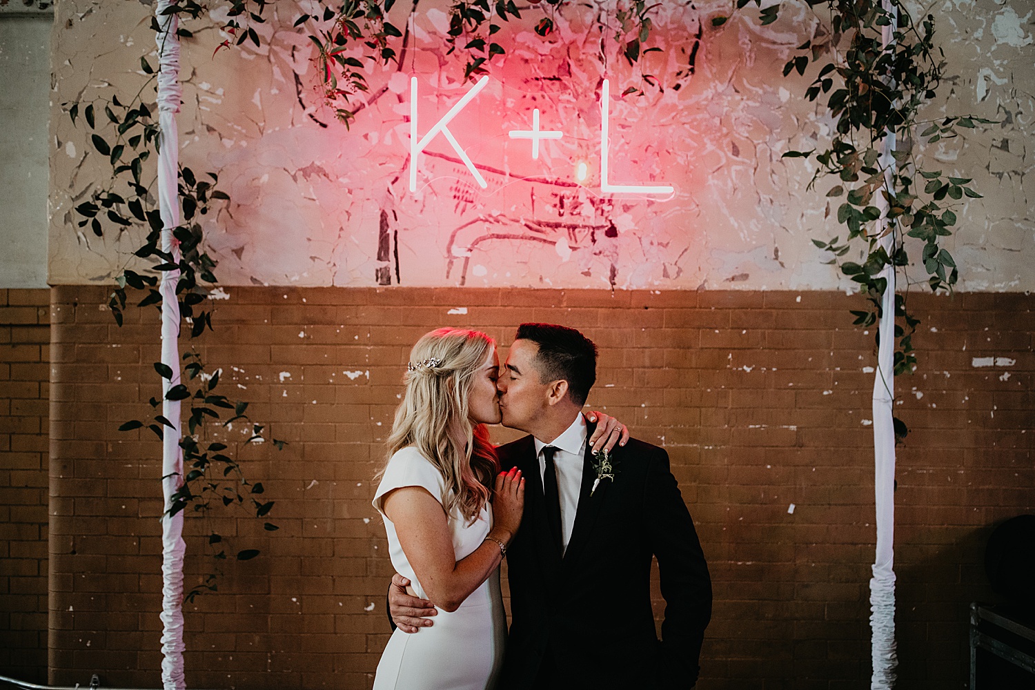 Sleek Industrial Wedding with Surprise Details | Burgh Brides