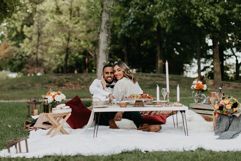 Autumn Picnic Proposal & Engagement Celebration Inspiration