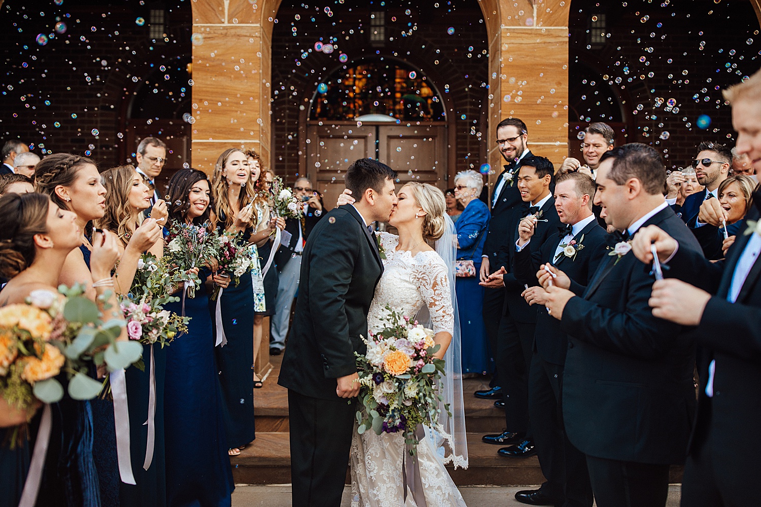 Free Spirited Yet Classic PPG Wintergarden Wedding