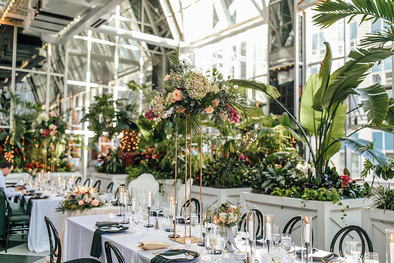 Free Spirited Yet Classic PPG Wintergarden Wedding