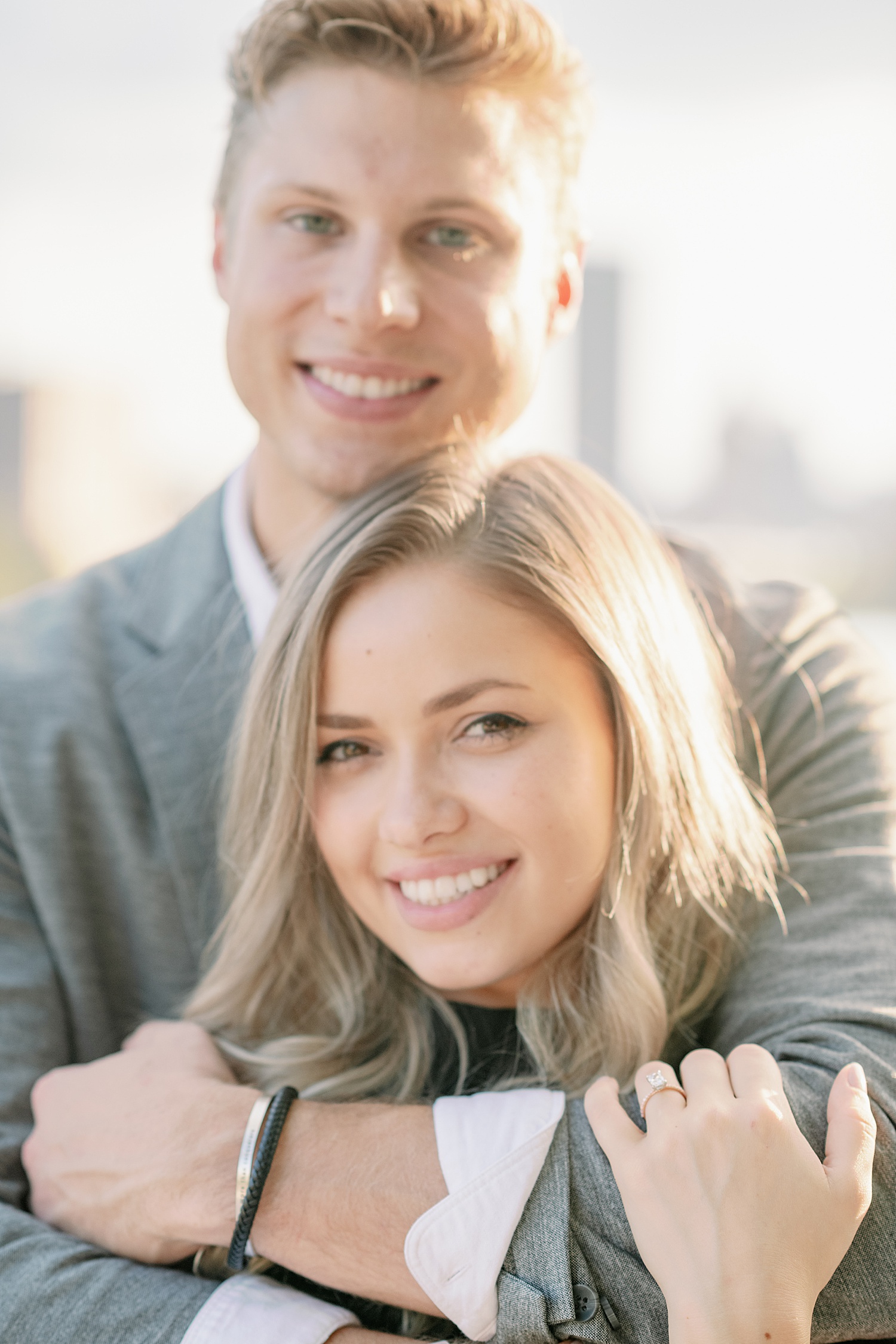 Surprise Proposal Overlooking the City | Burgh Brides