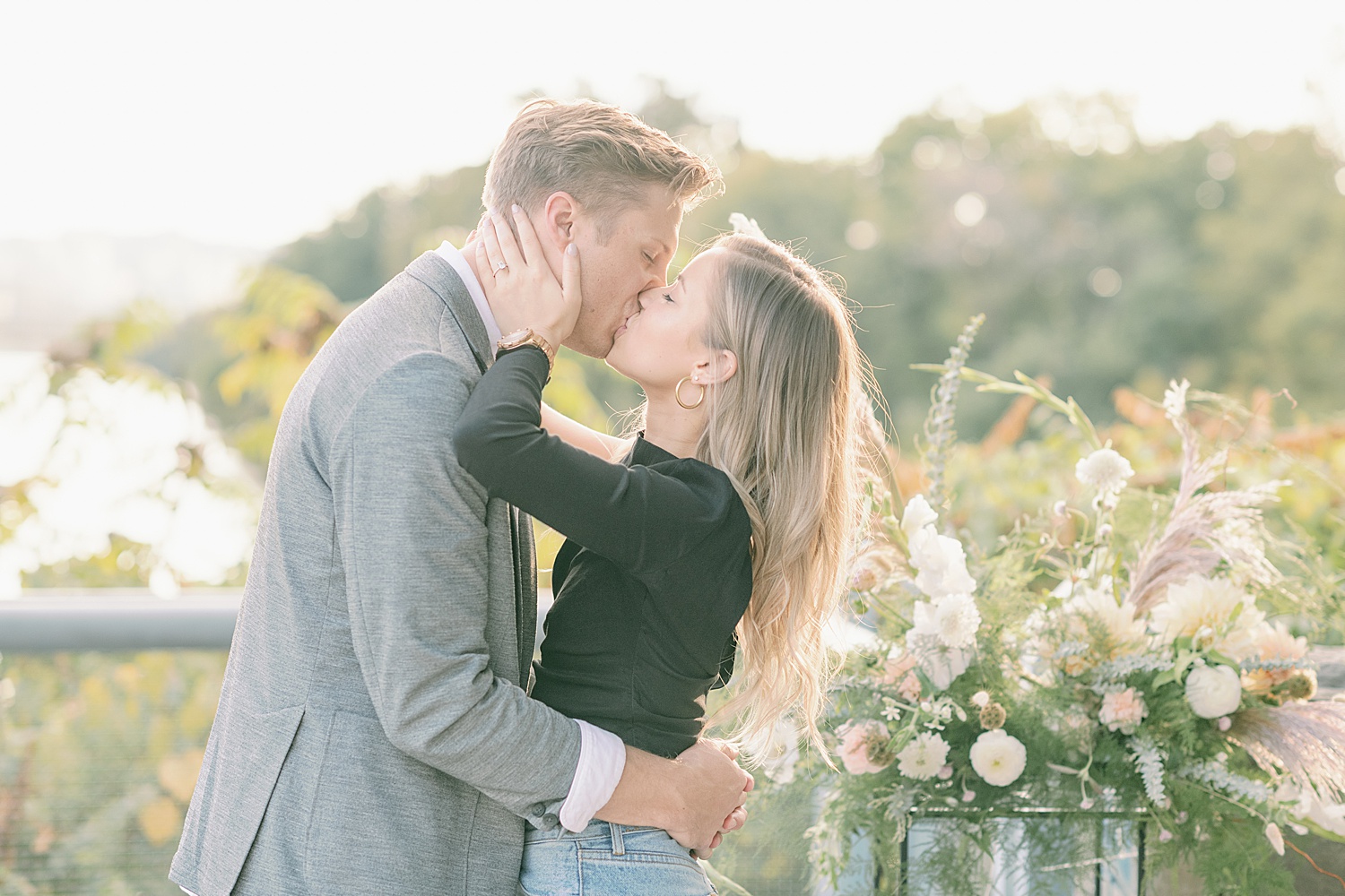 Surprise Proposal Overlooking the City | Burgh Brides