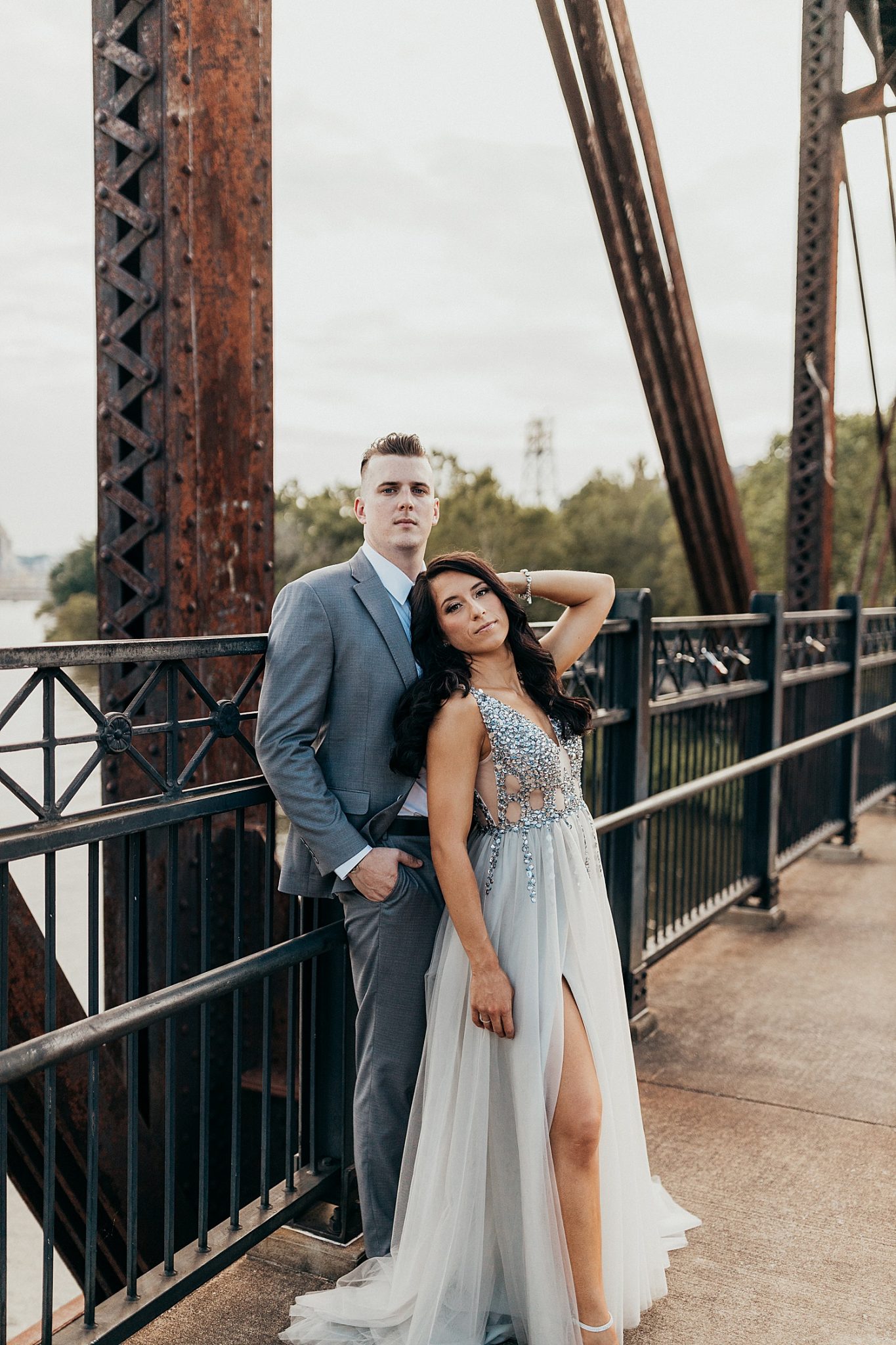 Fancy Washington Landing's Engagement Session | Burgh Brides