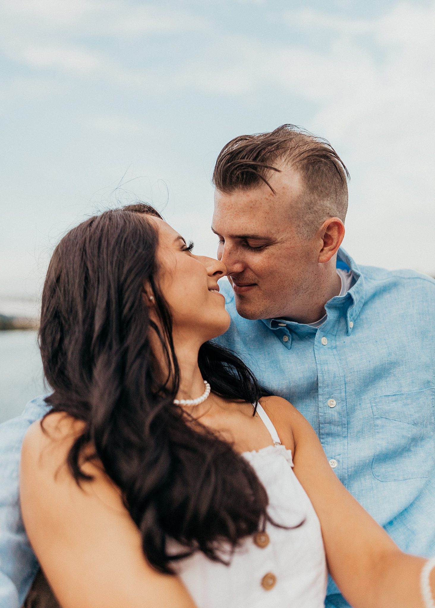 Fancy Washington Landing's Engagement Session | Burgh Brides
