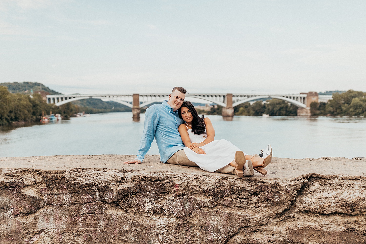 Fancy Washington Landing's Engagement Session | Burgh Brides