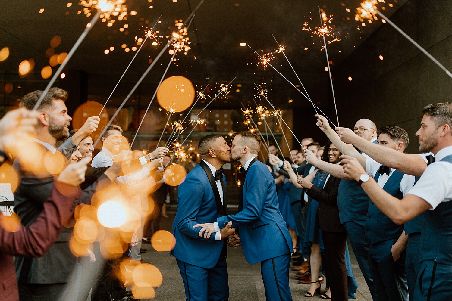 Modern Blue Wedding at The Oaklander | Burgh Brides