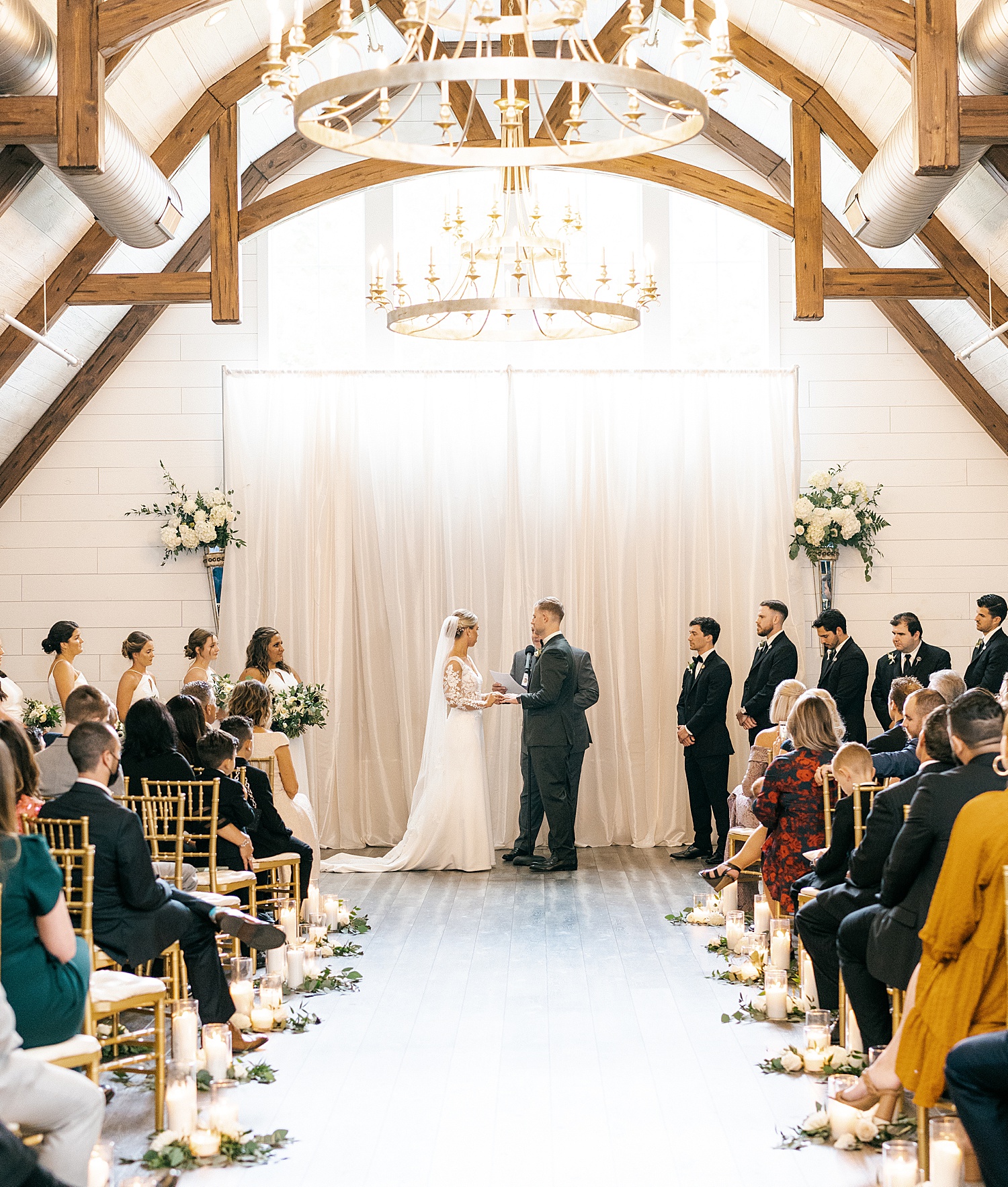 White & Gold Wedding at the Stables at Connoquenessing