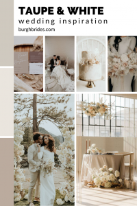 Taupe & White Wedding Inspiration - Burgh Brides - A Pittsburgh Wedding ...