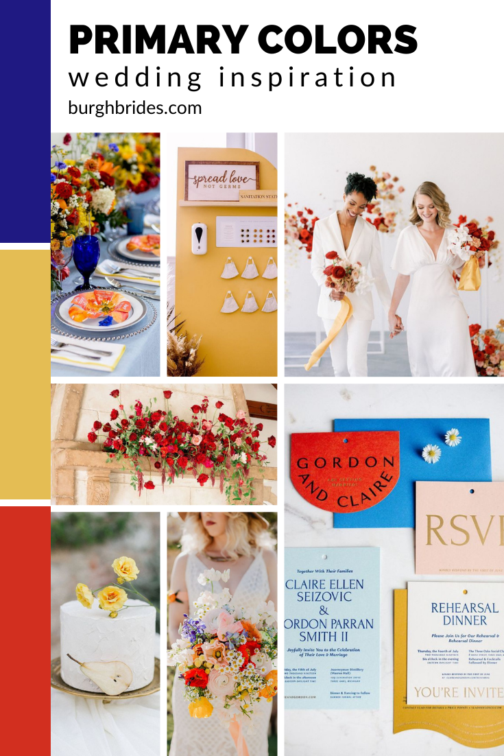 Primary Colors Wedding Inspiration | Burgh Brides