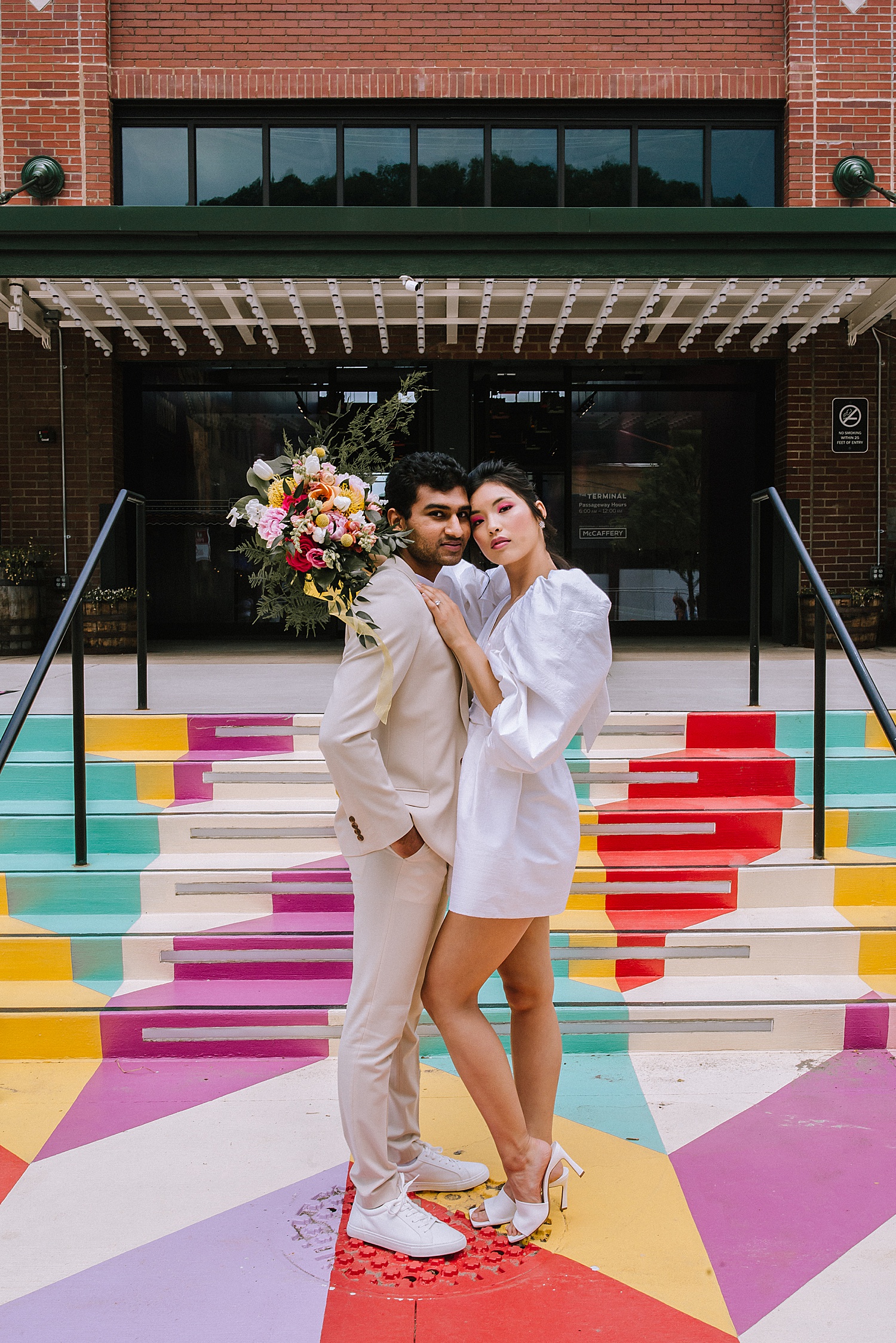 Funky & Flirty Elopement Inspired Styled Shoot | Burgh Brides