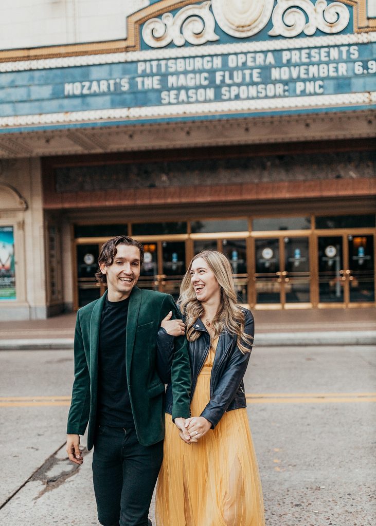 Pittsburgh Cultural District Engagement Session | Burgh Brides
