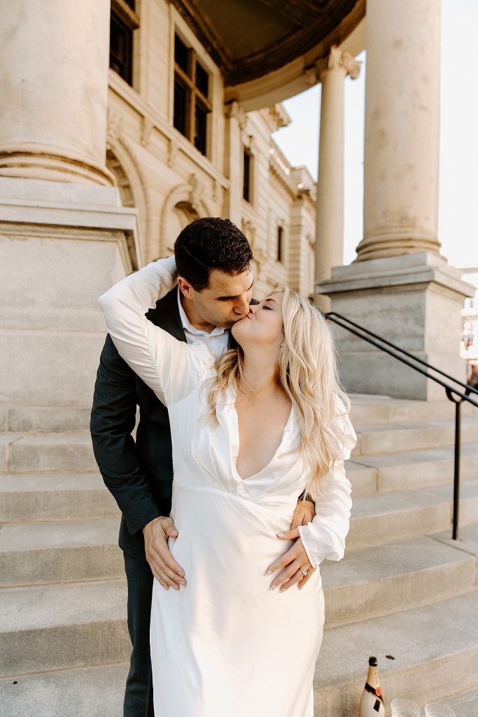 Stylish Washington County Courthouse Engagement Session
